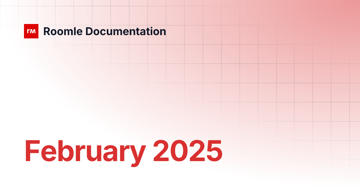 February 2025 | Roomle Documentation